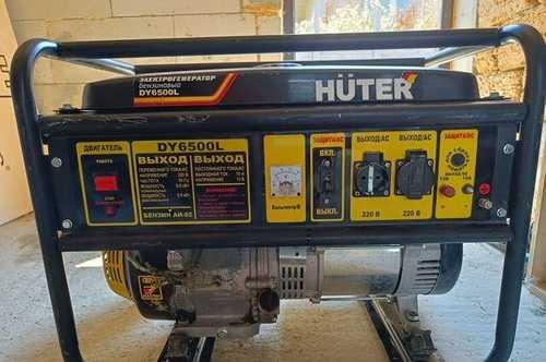 Электрогенератор Huter DY6500 L бензиновый