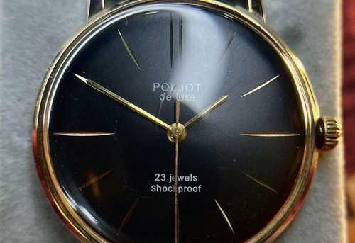 Poljot 2209 De Luxe Au20 ультратонкие часы СССР