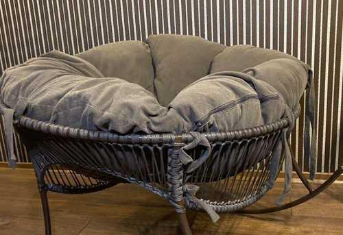 Плетёное кресло-качалка ручной работы