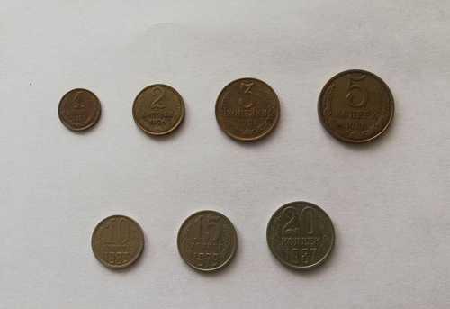 Набор монет из СССР
