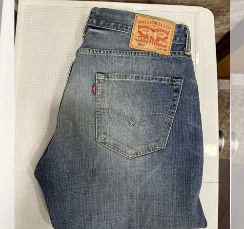 Мужские джинсы Levis 501 W34 L30 оригинал
