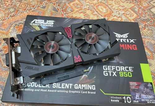 Видеокарта asus GTX950 Strix