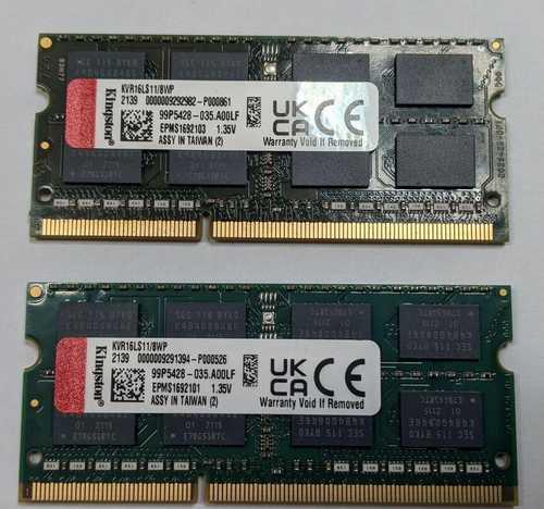 Оперативная память ddr3 для ноутбука 8gb