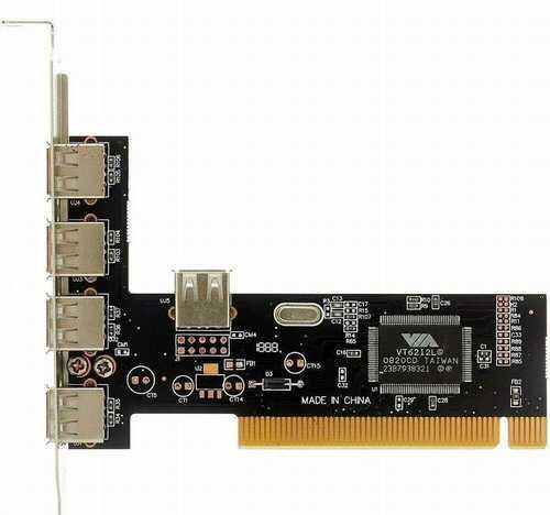 USB-контроллер плата расширения USB2.0 на PCI слот