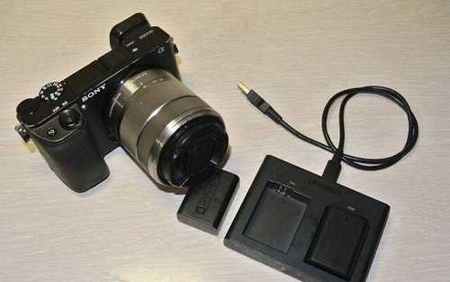 Sony A6300 + kit 18-55 мм, 24 мп, 4K