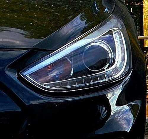 Фары на hyundai solaris 1