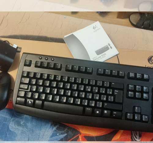 Набор клавиатура беспроводная logitech deluxe 650