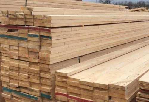 Обрезная доска из сосны 50х200х6000