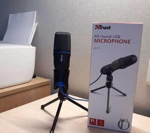 Стрим микрофон Trust mico USB