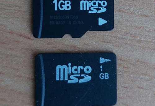 Карта памяти MicroSD 1gb