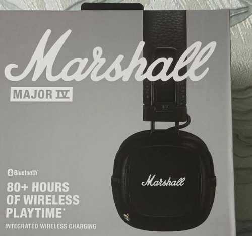 Беспроводные наушники marshall major iv black