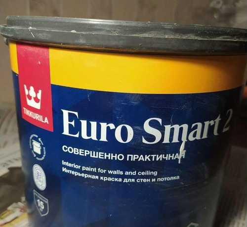Tikkurila euro smart 2 краска интерьерная 9 л