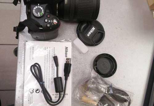 Фотоаппарат Nikon D3200+Nikon AF-S DX Nikkor 18-10
