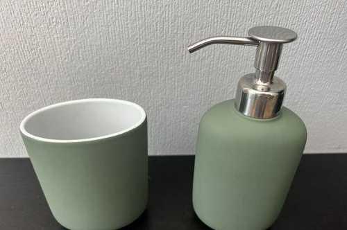 Дозатор для мыла / стакан для щеток IKEA