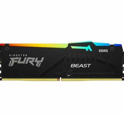 Память DDR5 8GB 5200MHz Kingston KF552C36bbea-8 Fury Beast Expo RGB RTL Gaming PC5-41600 CL36 dimm 2