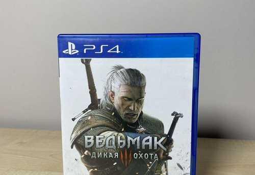 Диск ps4/ps5 The Witcher 3