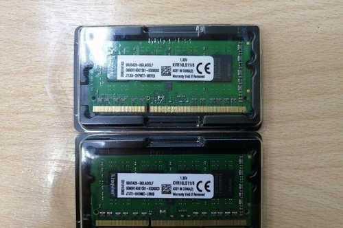 Оперативная память So-Dimm DDR3L Kingston 16Gb