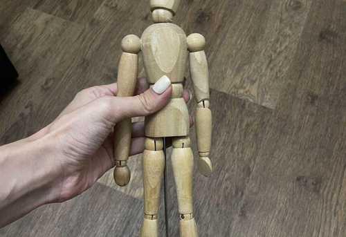 Манекен деревянный человек Икеа