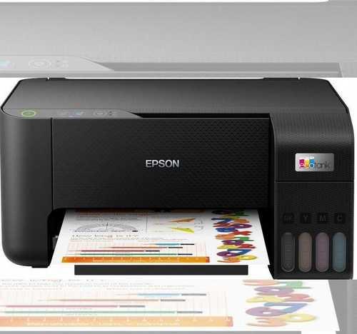 Мфу струйный Epson EcoTank L3210 A4 USB черный