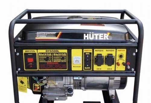 Новый бензиновый генератор Huter DY 6500 L