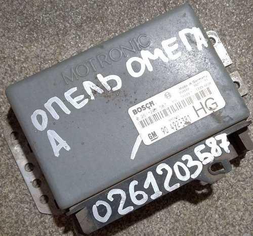 Блок управления двс Opel Omega 0261203587 A