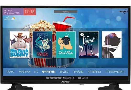 Телевизор asano 28LH7010T, 28"(71 см), HD