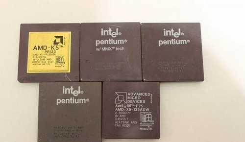 Раритетные процессоры AMD и Intel
