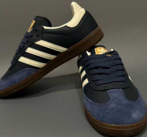 Кроссовки Adidas Originals Samba Og Blue Люкс