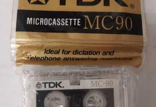 Микрокассета новая TDK-90