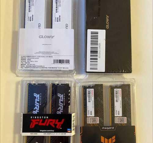 Новая оперативная память ddr4 16gb 32gb