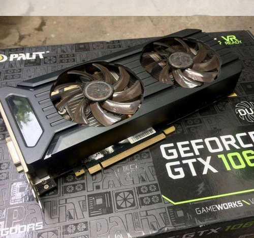 Видеокарта Palit geforce GTX 1060 3gb ddr5