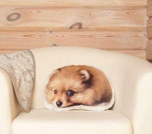 Шпиц. Декоративная подушка с собакой