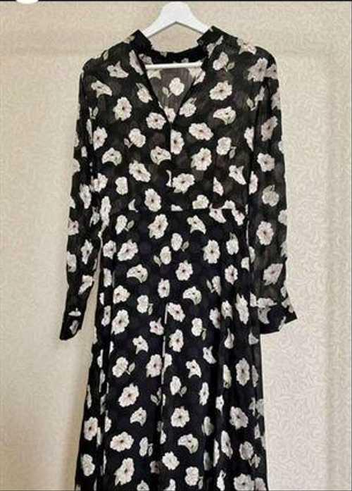Шифоновое платье Zara 44р