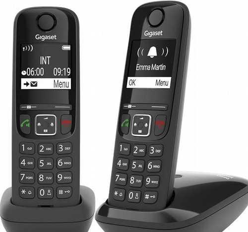 Телефон Dect Gigaset AS690 DUO RUS