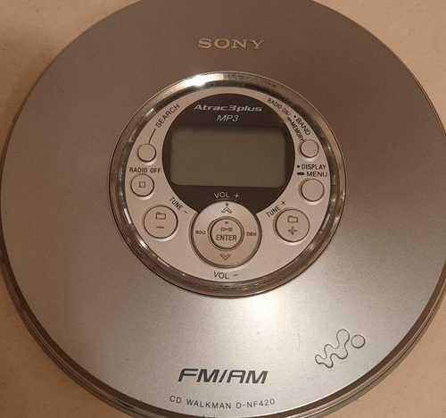 Плеер Sony CD Walkman D-NF420 CD/MP3 с радио