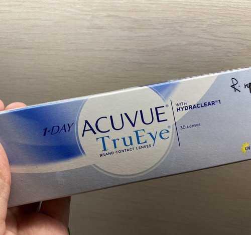 Линзы контактные acuvue trueye 1 day