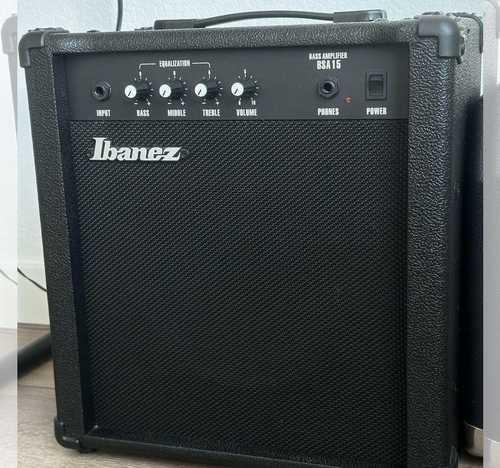 Басовый комбоусилитель ibanez 15 Вт