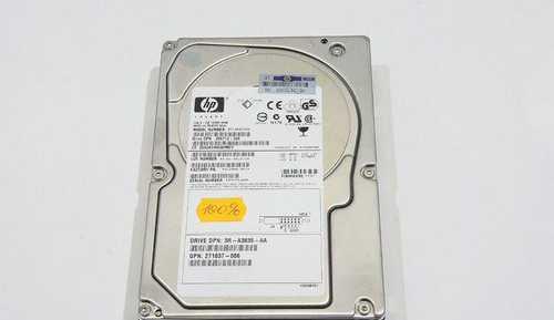 Накопитель HDD scsi 3,5" 146,8GB 10K HP BD14685A26