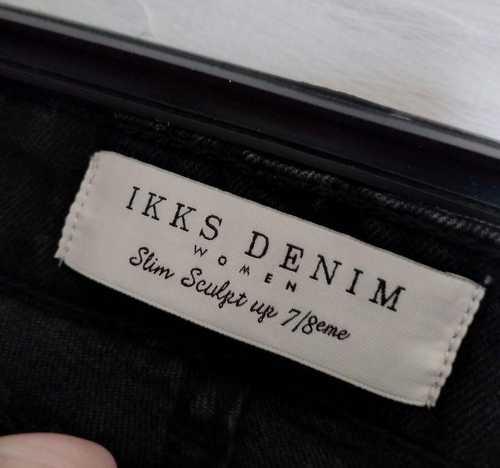 Ikks denim укороченные джинсы женские