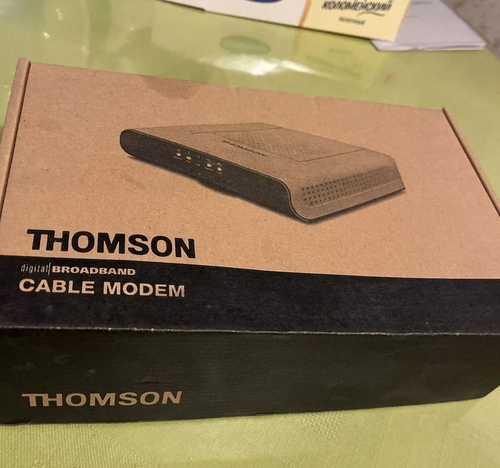 Кабельный модем thomson TCM471