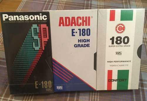 Видеокассеты VHS Panasonic, Adachi, Confort новые