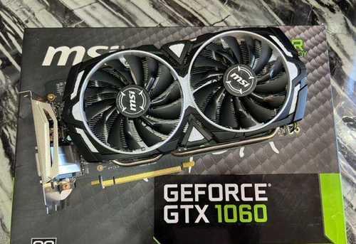 Видеокарта GeForce MSI GTX 1060 armor 3G OCV1