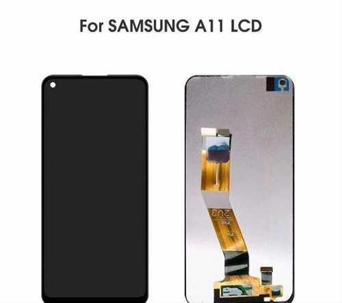 Дисплей Samsung A115F Galaxy A11 в рамке с тачскри