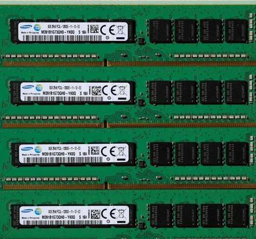 8GB ECC DDR3 12800 udimm (не регистровая) - 4шт