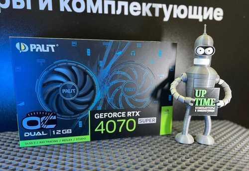 Palit RTX 4070 super Dual - Новая, Магазин