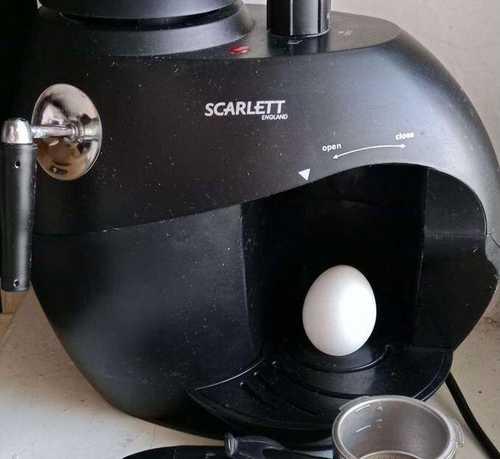 Кофемашина Scarlett кофеварка рожковая эспрессо