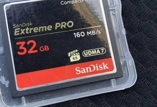 Карта памяти Sandisk Extreme Pro 32gb