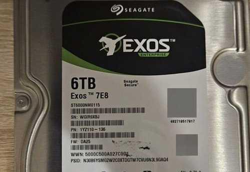 HDD Seagate exos 6Tb