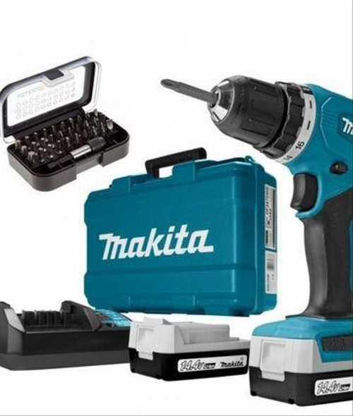 Дрель-шуруповерт Makita DF347dwex8 новая