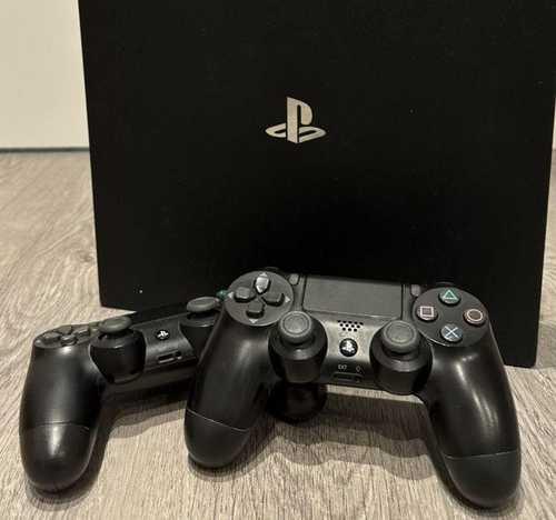 Sony playstation 4 pro   2 геймпада DualShock 4